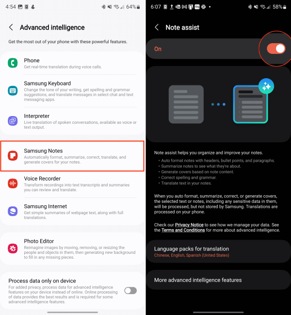 How to Use Note Assist on Galaxy S24 - Technipages
