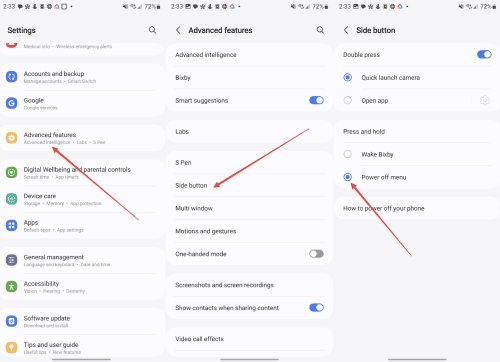 Galaxy S24: How to Turn Off - Technipages