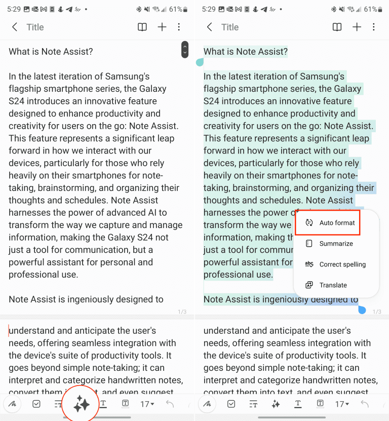 How to Use Note Assist on Galaxy S24 - Technipages