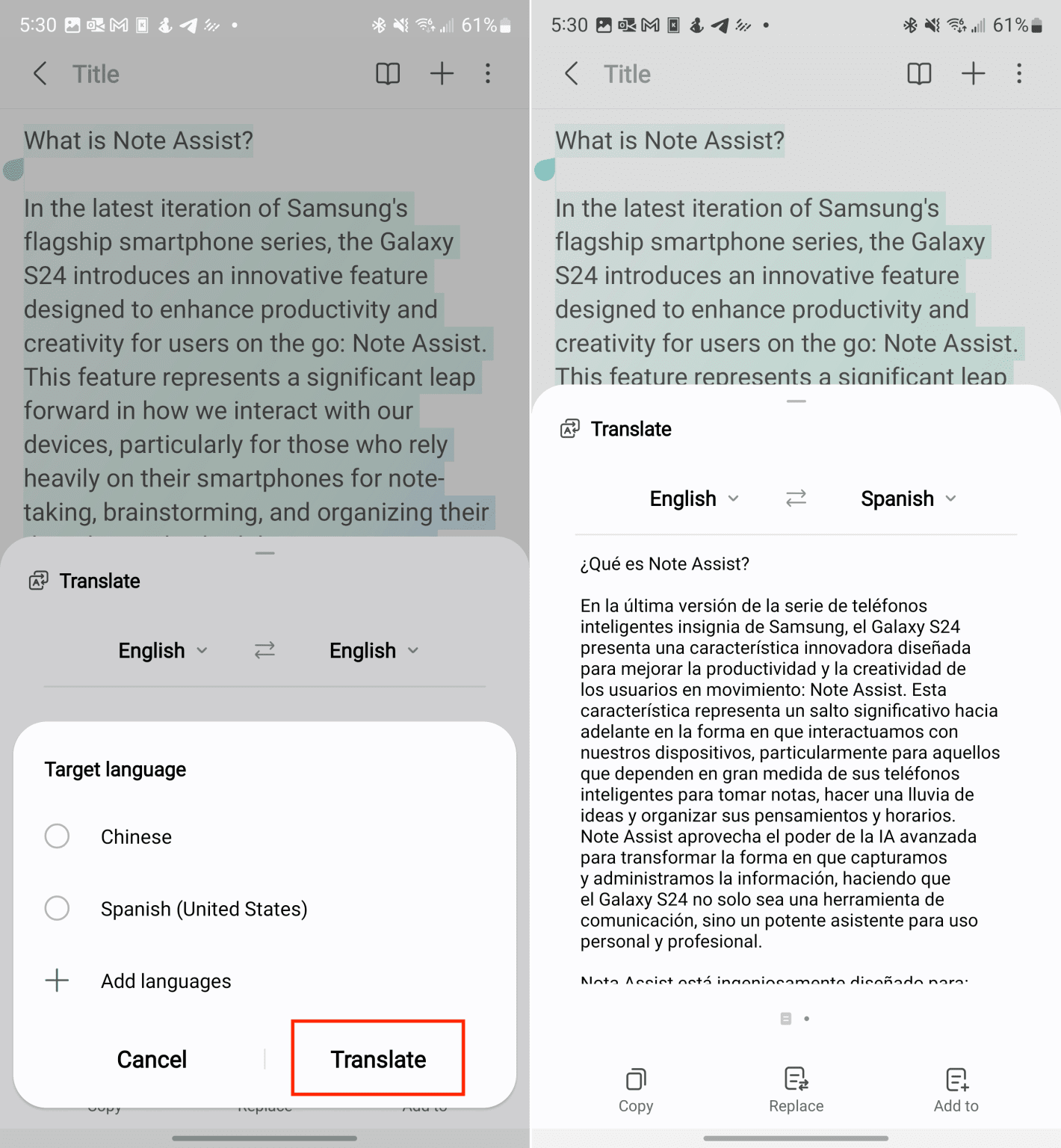 How to Use Note Assist on Galaxy S24 - Technipages
