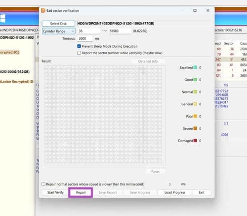 How to Detect and Repair Bad Sectors on SSD - Technipages