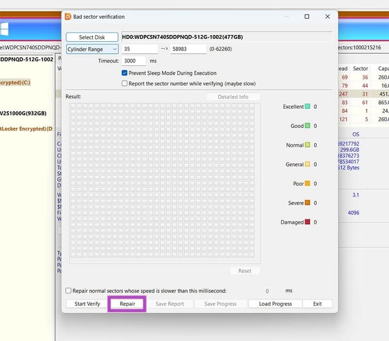 How to Detect and Repair Bad Sectors on SSD - Technipages