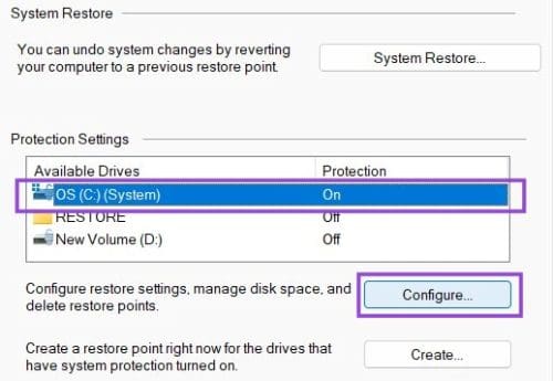 Steps to Do a System Restore in Windows 11 - Technipages
