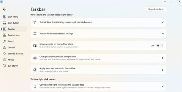 7 Things That Start11 Does Better Than the Windows 11 Taskbar - Technipages