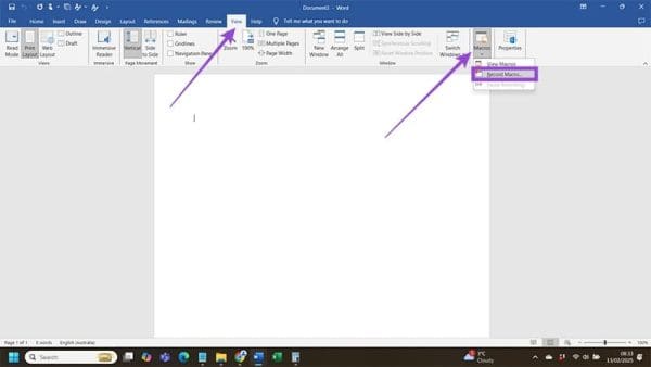 How to Create a Macro in Word - Technipages