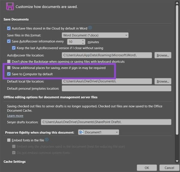 Microsoft Word Not Saving Files – 9 Fixes - Technipages