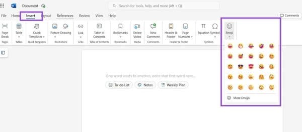 Using Emojis in Word – How to Make Emoji Keyboard Shortcuts - Technipages