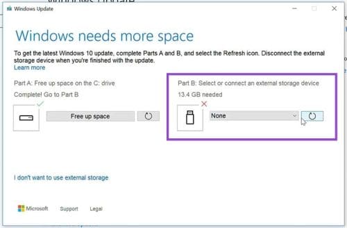 How to Fix Windows Update Not Enough Disk Space - Technipages