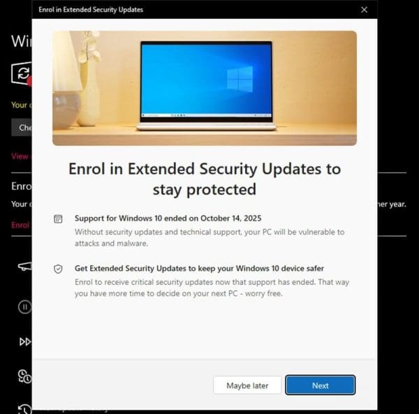 PC Can’t Enroll for Windows 10 Extended Security Updates – How to Fix ...