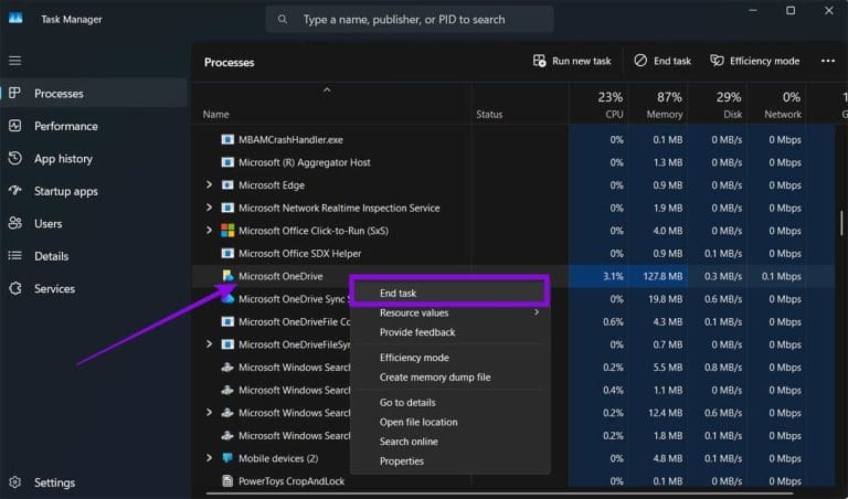 How to Fix OneDrive High CPU Usage - Technipages